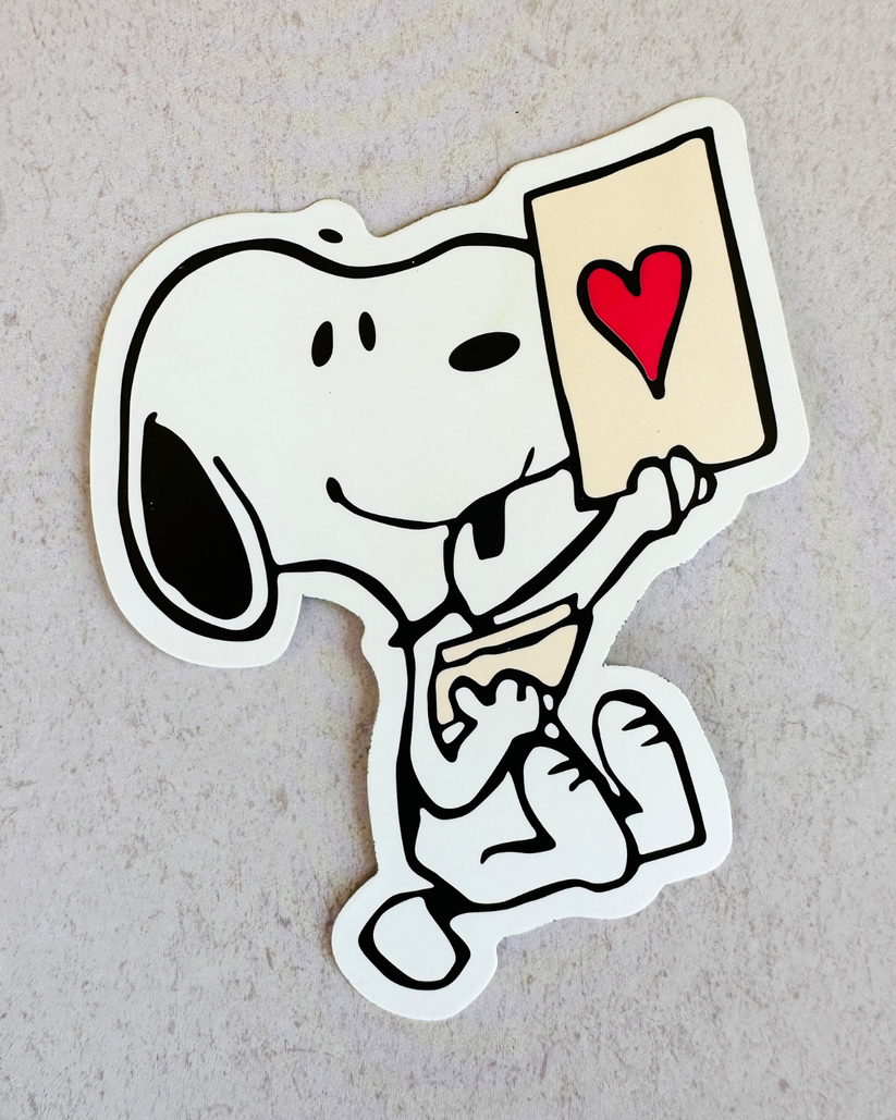 Snoopy Cartoon Decal Sticker - for Laptop, Water bottle, Planner, Acce ...